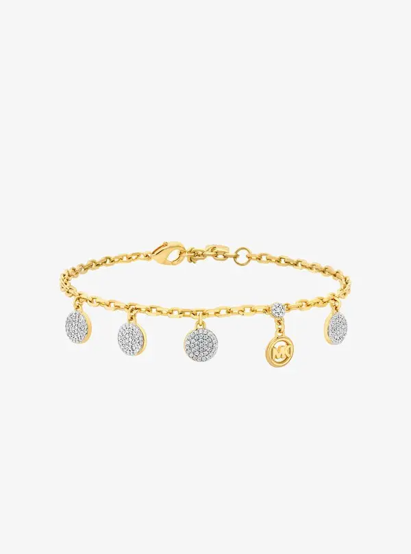 Michael Kors Pavé Disk Charm Bracelet