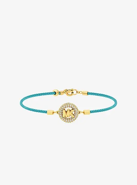 Michael Kors Pavé Logo Corded Bracelet - Blue