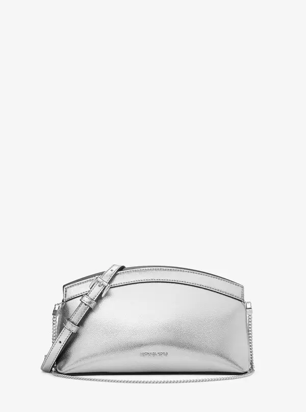 Michael Kors Athena Convertible Clutch - Silver