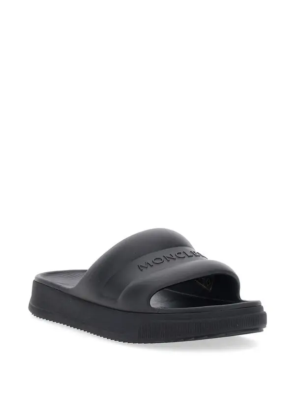 Moncler Altive Pool Slides - Black