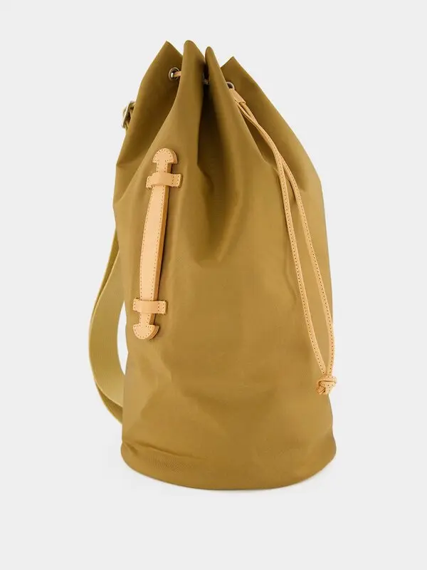 Auralee Cordura Nylon Bonsac Shoulder Bag - Brown