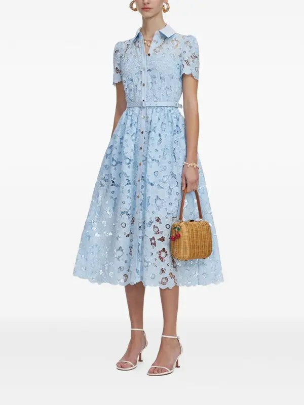 SELF-PORTRAIT Lace Midi Dress