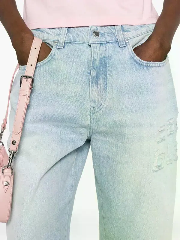 Casablanca Ripped Detail Jeans