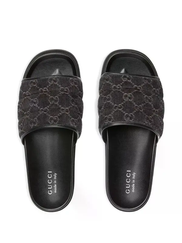 Gucci Gg Quilted Slides