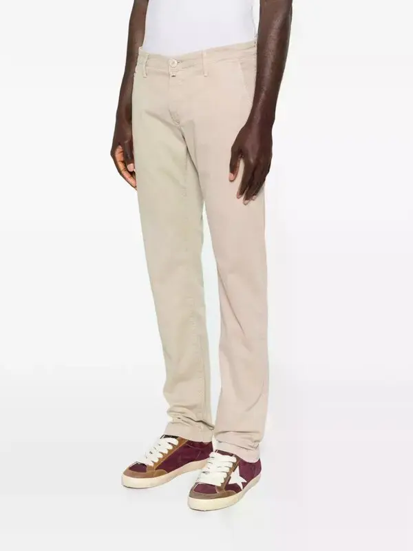 Jacob Cohen Bobby Slim-fit Trousers - Neutrals