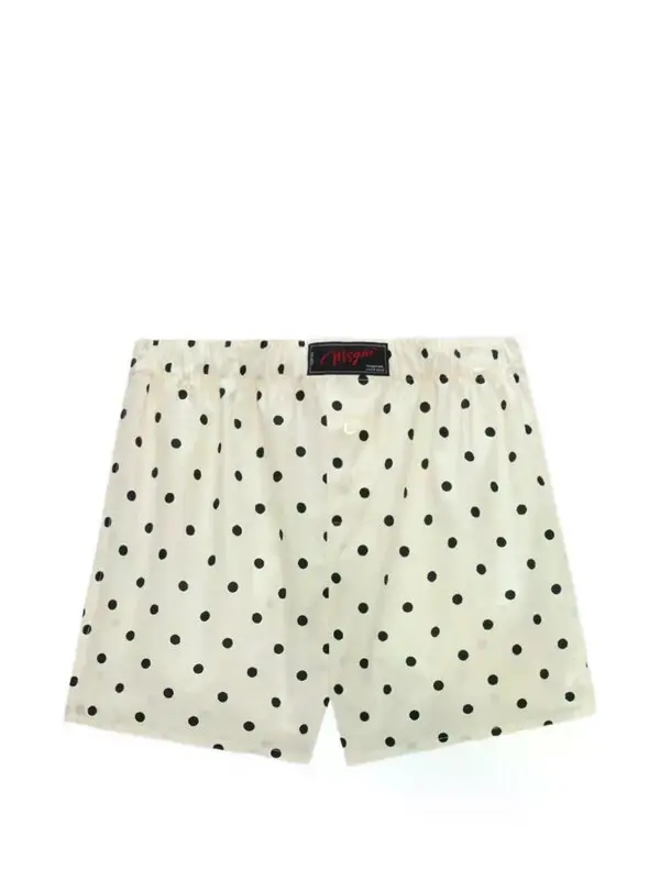 MSGM Polka-dot Shorts - Neutrals