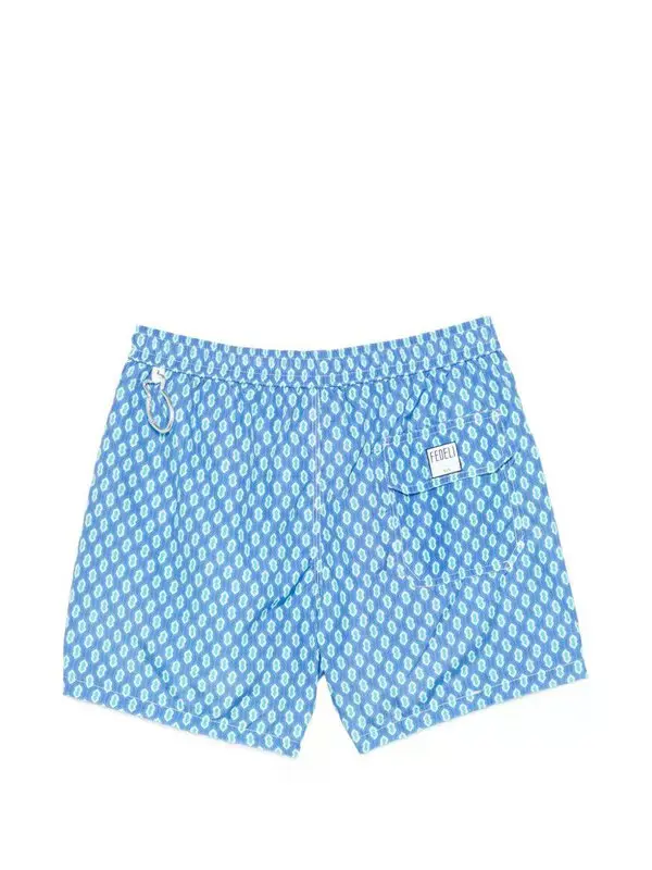 Fedeli Madeira Swim Shorts - Blue
