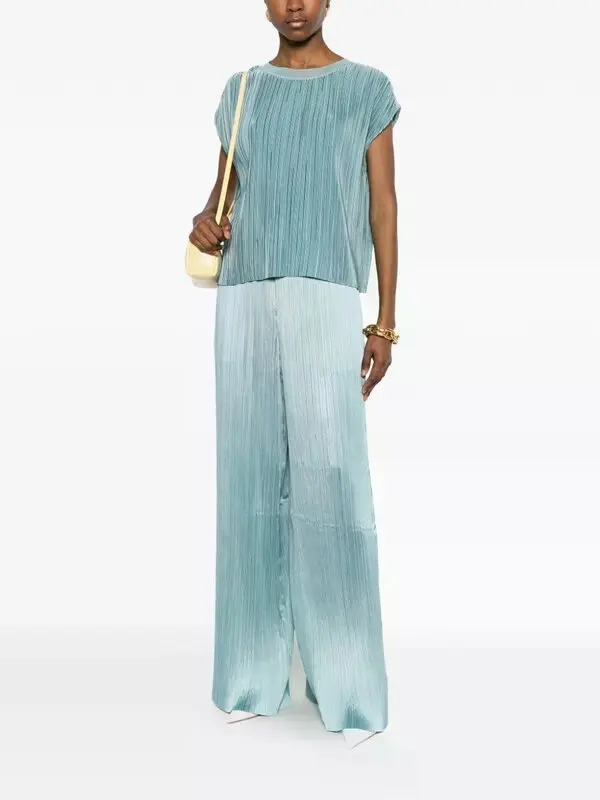 JOSEPH Cedre Pleated T-shirt - Blue