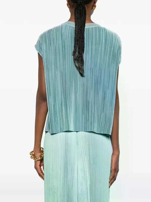 JOSEPH Cedre Pleated T-shirt - Blue