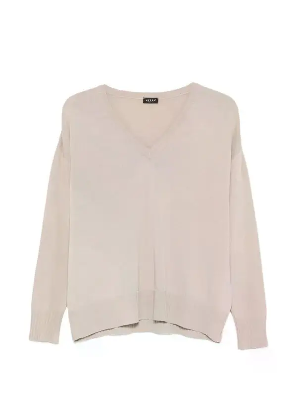 NEERA Long-sleeve V-neck Top