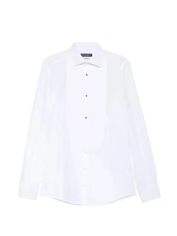 Dolce & Gabbana Button Bib Shirt