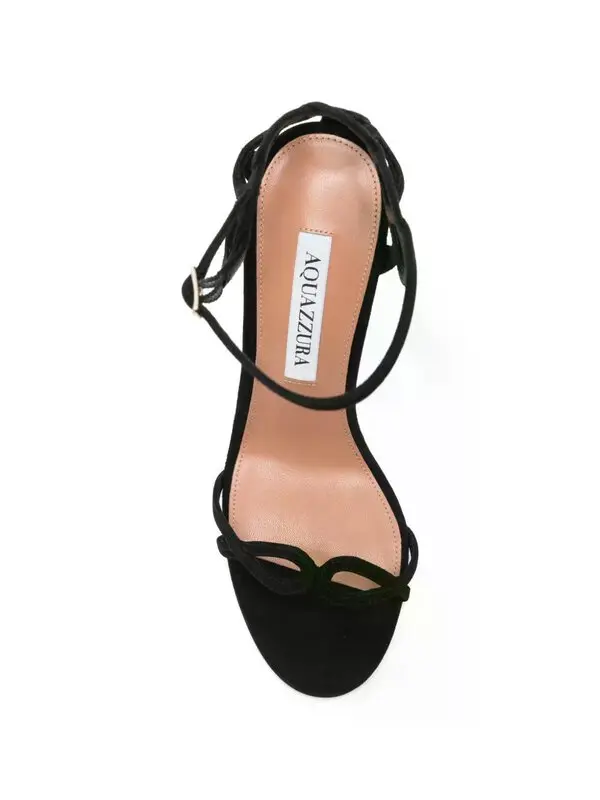 AQUAZZURA Hula Cutout Sandals - Black