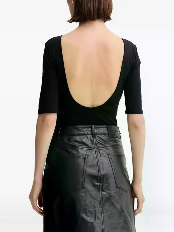 Guess Embellished Logo Bodysuit