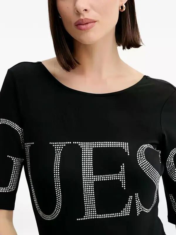 Guess Embellished Logo Bodysuit