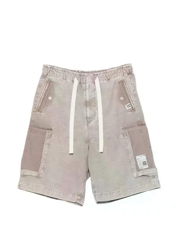 Mihara Yasuhiro Drawstring Cargo Shorts - Neutrals