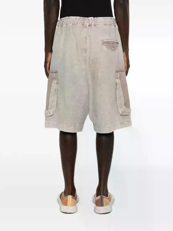 Mihara Yasuhiro Drawstring Cargo Shorts - Neutrals