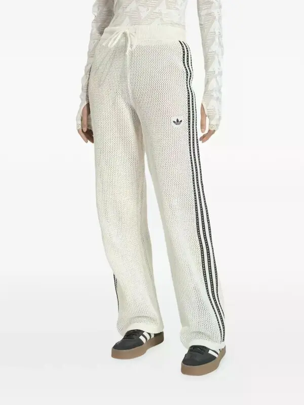 Adidas Stripe-detail Drawstring Track Pants