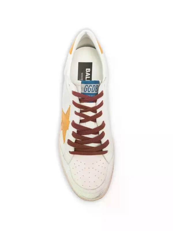 GOLDEN GOOSE Ball Star Leather Sneakers - Neutrals