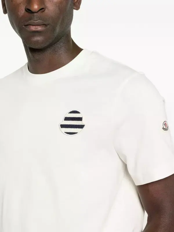 Moncler Logo-patch Cotton T-shirt