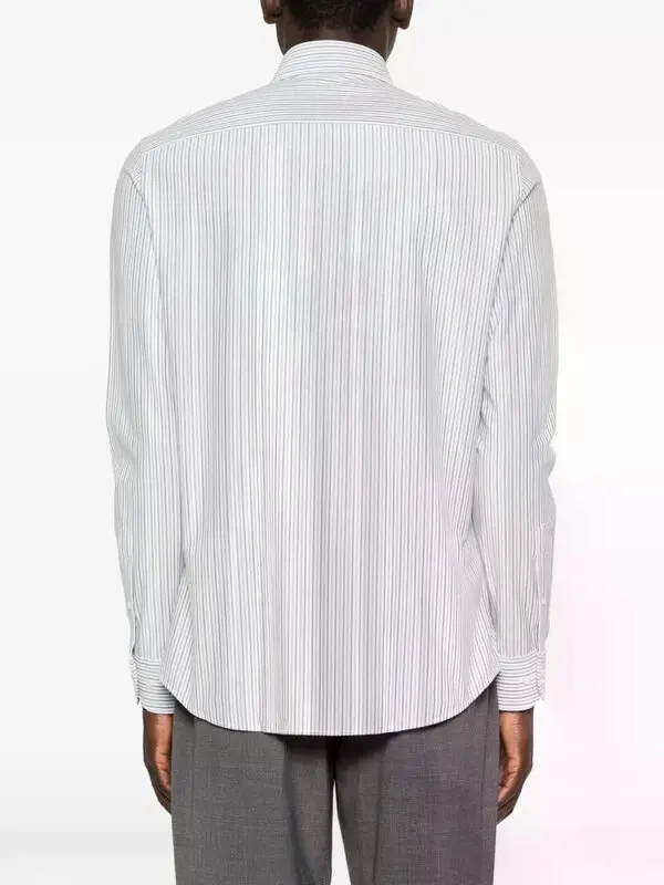 PROFUOMO Striped Long-sleeve Shirt
