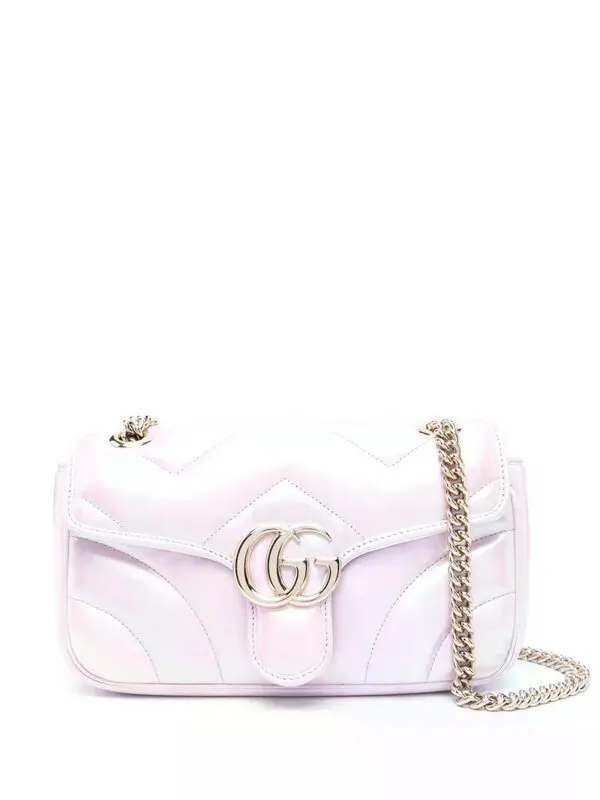 Gucci Small Gg Marmont Shoulder Bag - Pink
