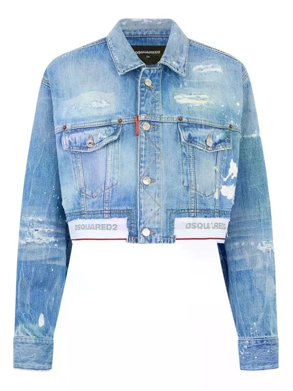 Dsquared2 Light Wash Denim Jacket