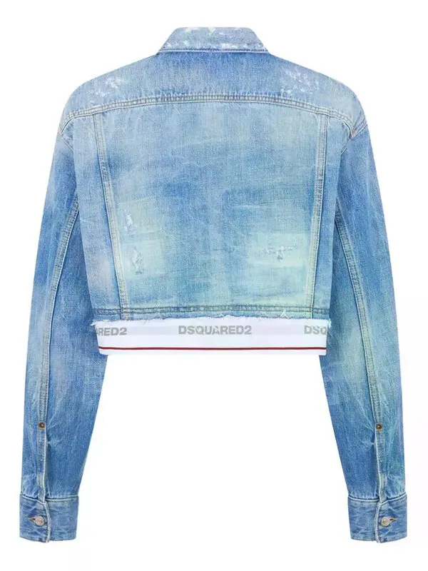 Dsquared2 Light Wash Denim Jacket