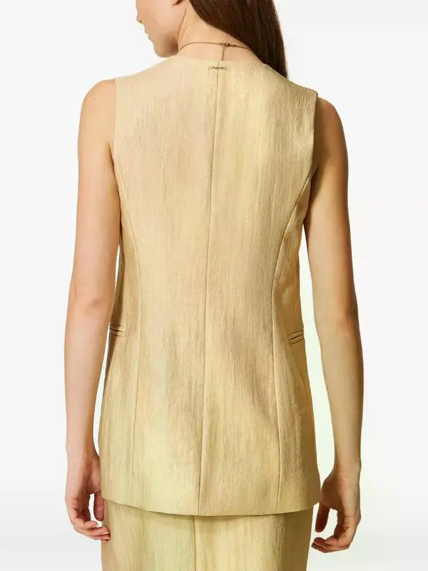TWINSET V-neck Blazer With Tie Fastening - Neutrals