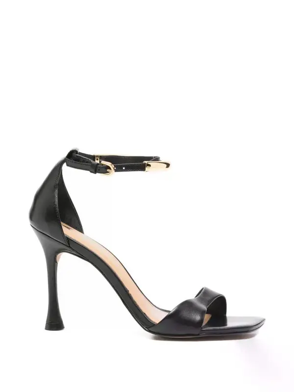ANDREA CARRANO Buckle-strap Sandals - Black