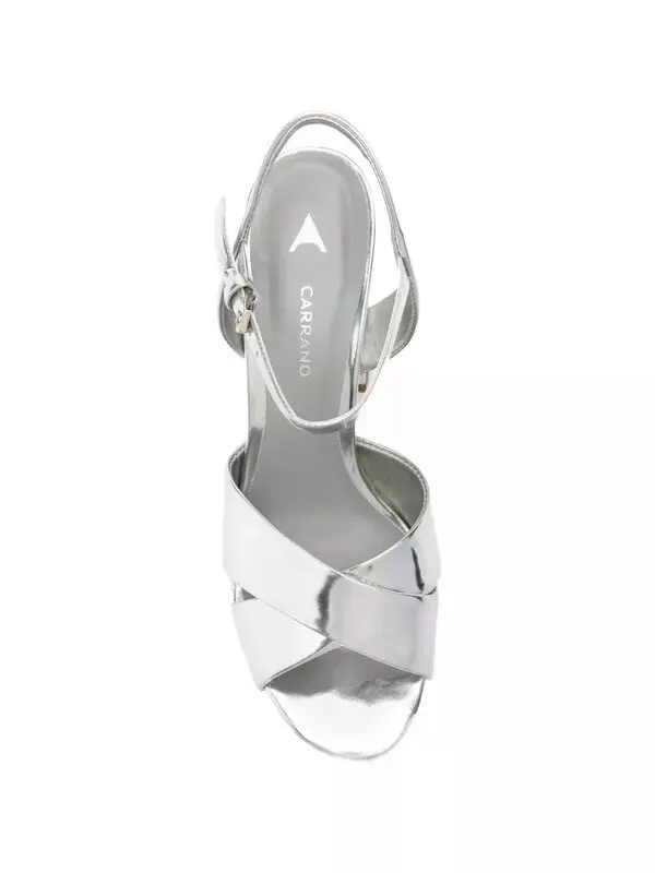 ANDREA CARRANO Platform Crossover Sandals