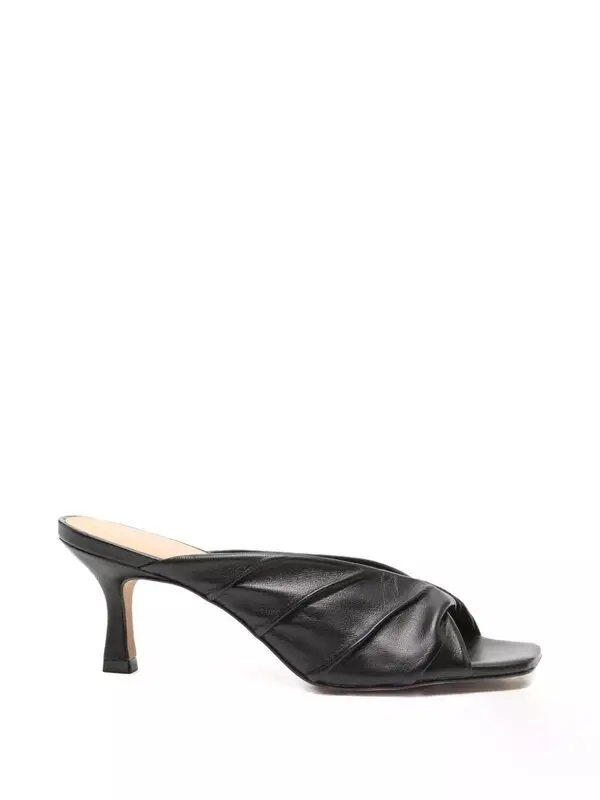 ANDREA CARRANO Twisted-strap Mules