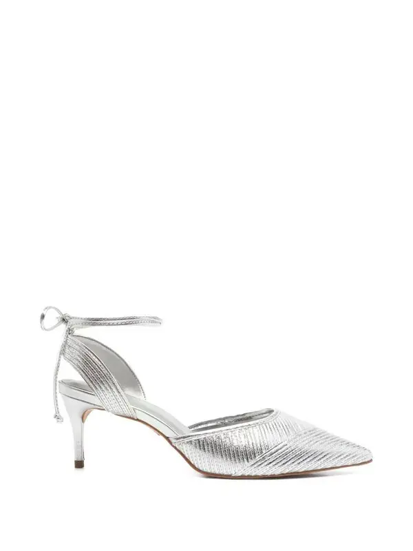 ANDREA CARRANO Pointed-toe Ankle-strap Pumps