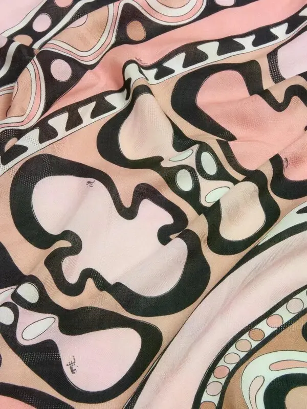 Emilio Pucci Soleil Print Wool And Silk Pashmina