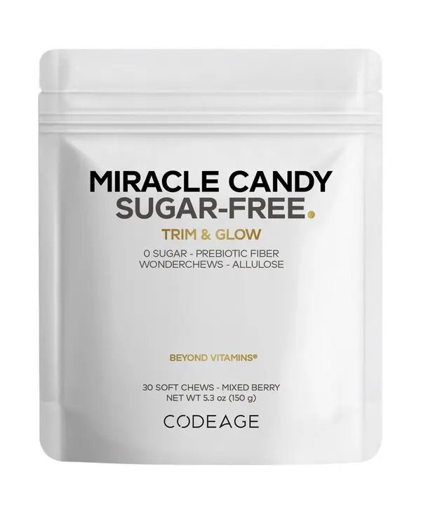 CODEAGE Miracle Candy Mixed Berry 0g Sugar Low Calorie Soft Chews - No Color