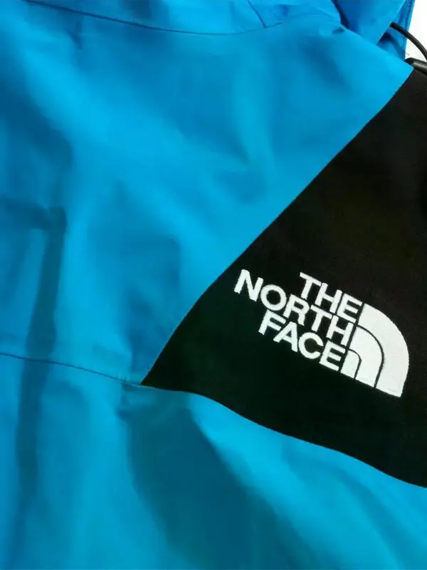 The North Face Logo-embroidered Hooded Coat - Blue
