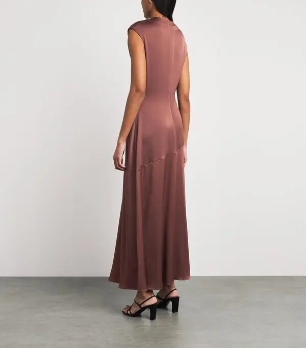 me and em brown dress Women's Cinnamon Brown Fit + Flare Maxi Dress