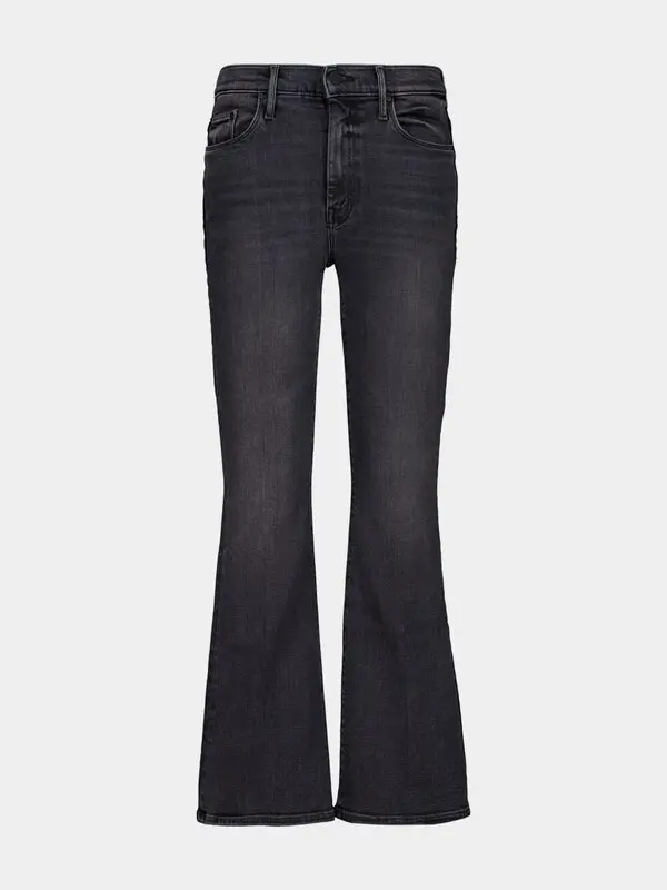 MOTHER Mid-rise Flare Jeans - Black
