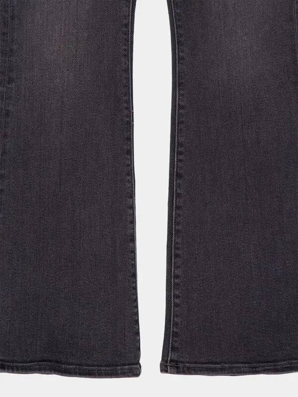 MOTHER Mid-rise Flare Jeans - Black
