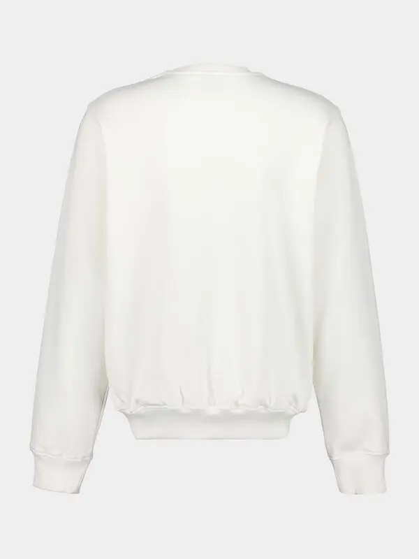 Casablanca Oasis Printed Sweatshirt - White