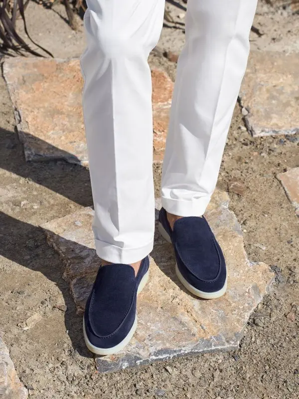 AURELIEN Yacht Loafers - Blue