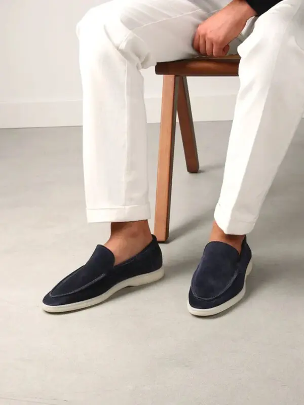 AURELIEN Yacht Loafers - Blue