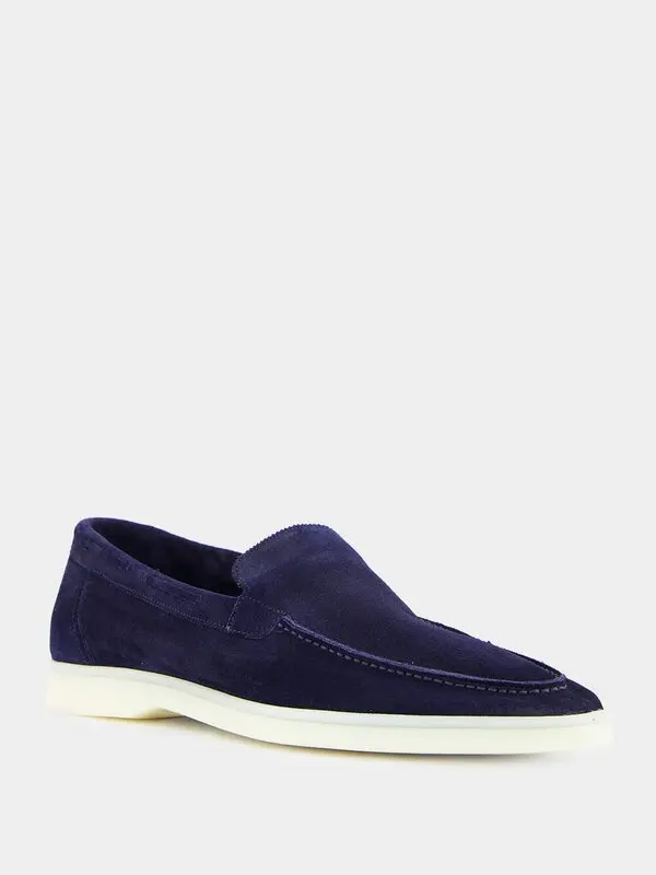 AURELIEN Yacht Loafers - Blue