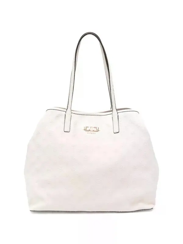 Guess Debossed Tote Bag - Neutrals