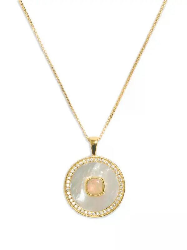 FREYA ROSE October Mother-of-pearl Opal Necklace - Gold