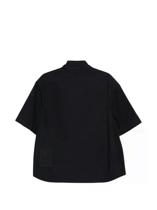 TEN C Button-up Chest-pocket Shirt
