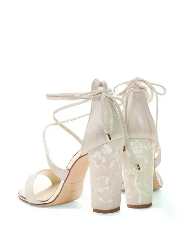 FREYA ROSE Flora Ankle-strap Sandals - Neutrals