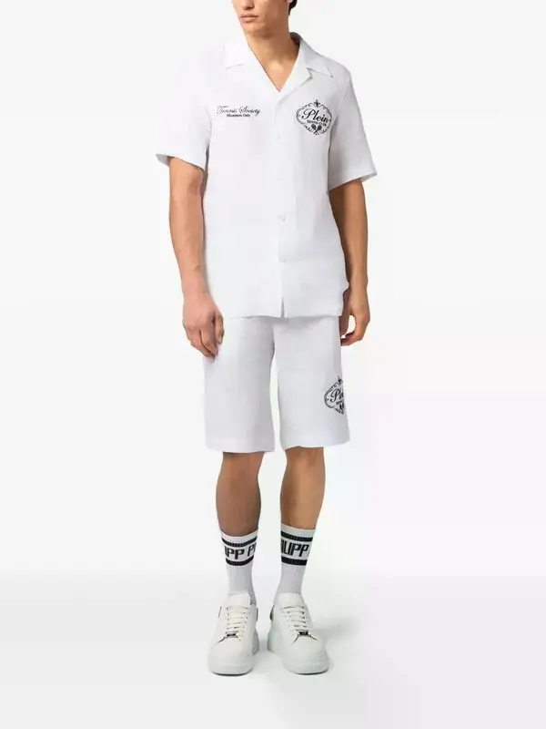 Philipp Plein Drawstring Embroidery Shorts