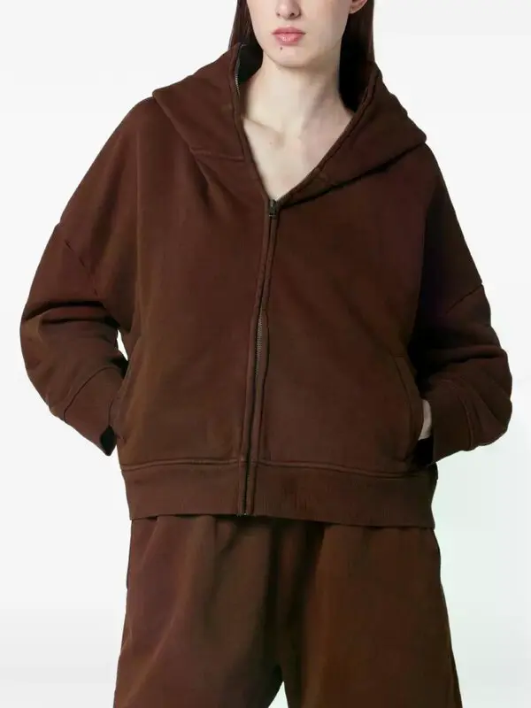 ENTIRE STUDIOS Eternal Zip-up Hoodie - Brown