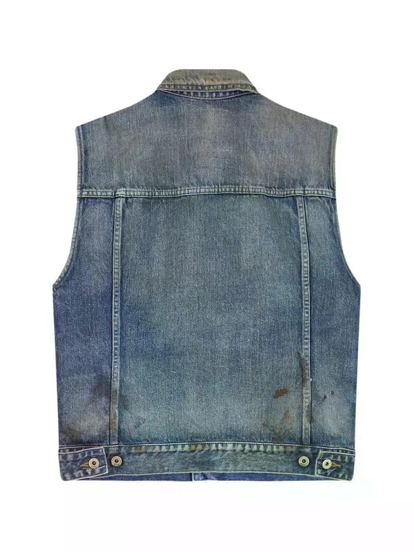 Rick Owens Buttoned Denim Gilet
