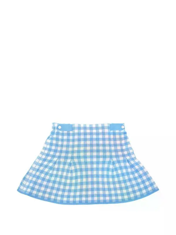 Guest In Residence Gingham Mini Skirt
